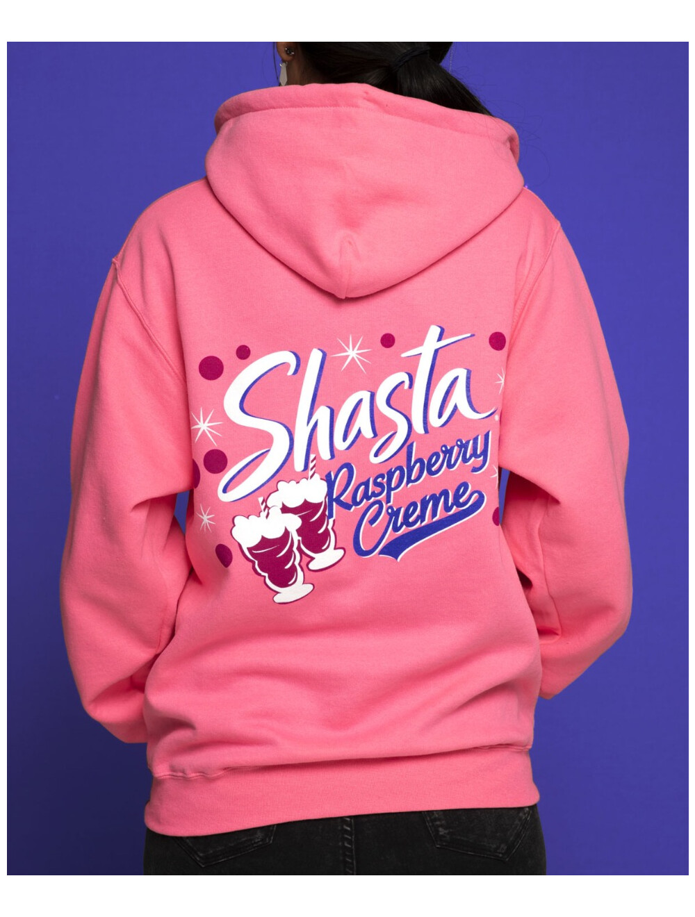 Raspberry Creme Zip Up Hoodie